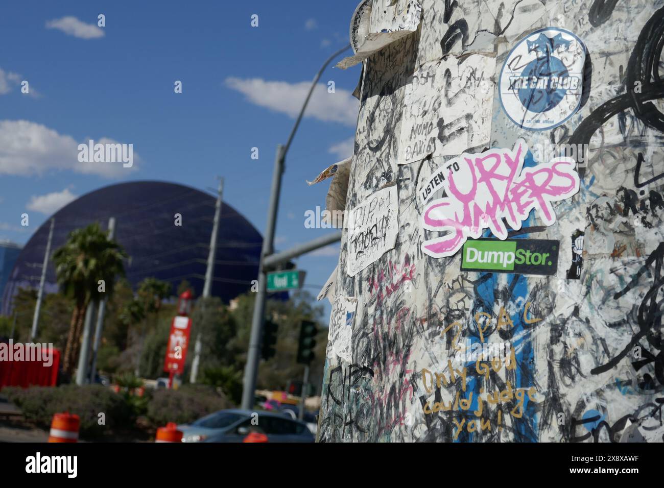 Las Vegas, Nevada, USA 15h May 2024 Singer/musician Ury Summers Sticker ...
