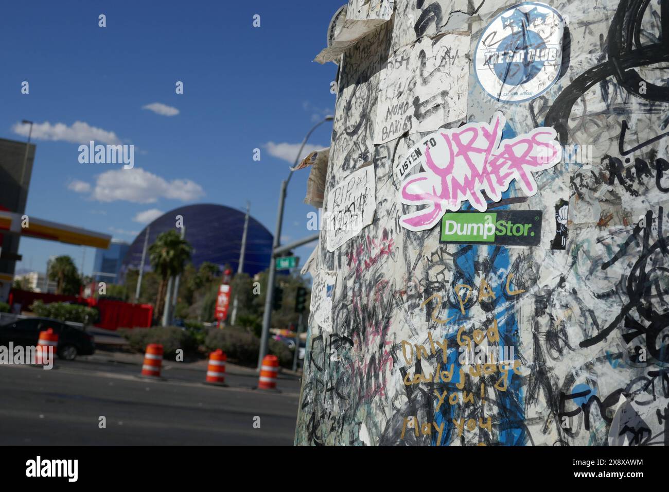 Las Vegas, Nevada, USA 15h May 2024 Singer/musician Ury Summers Sticker ...
