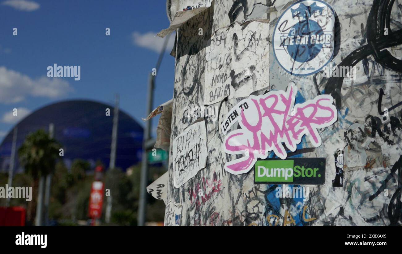 Las Vegas, Nevada, USA 15h May 2024 Singer/musician Ury Summers Sticker ...