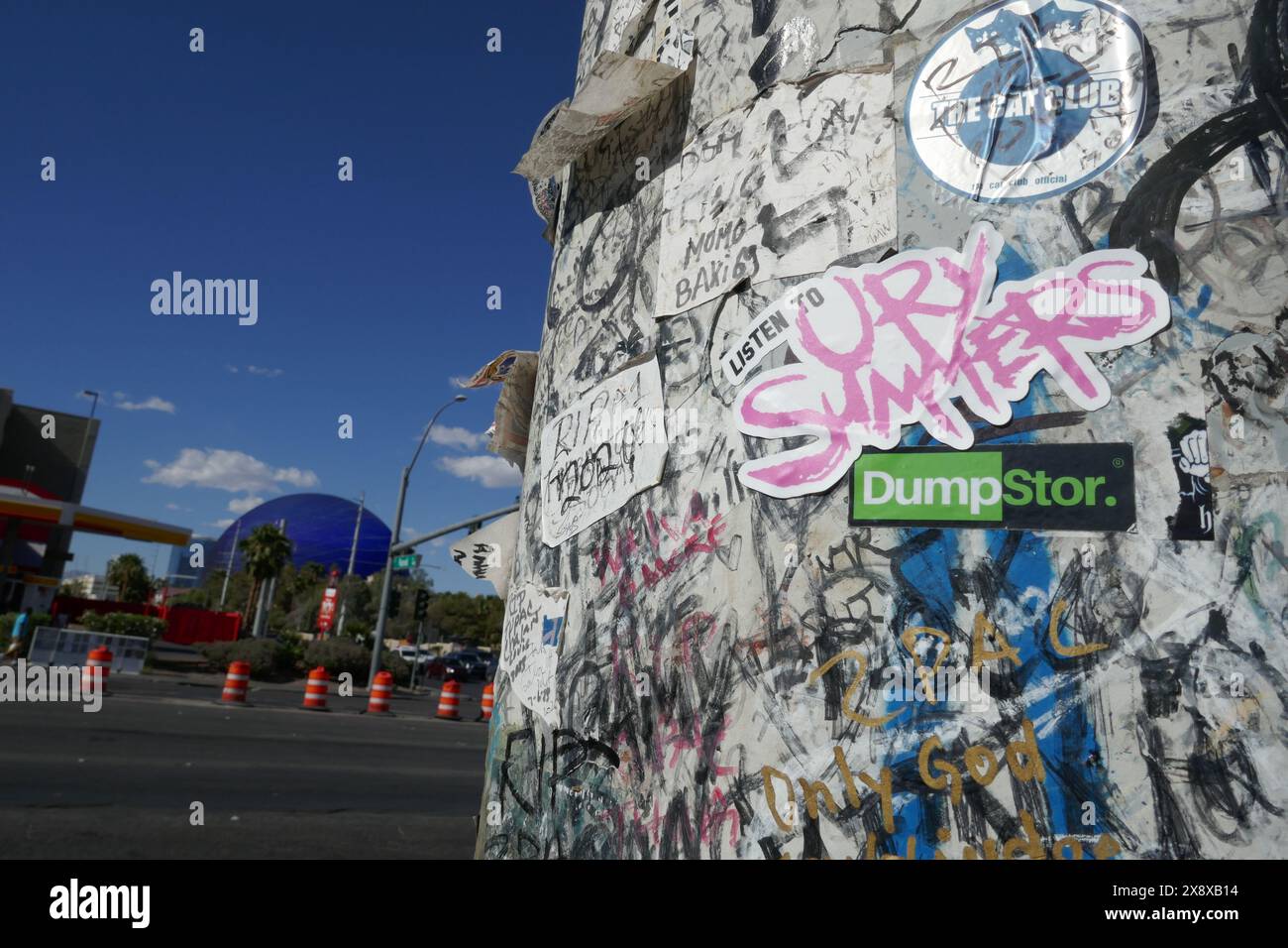 Las Vegas, Nevada, USA 15h May 2024 Singer/musician Ury Summers Sticker ...