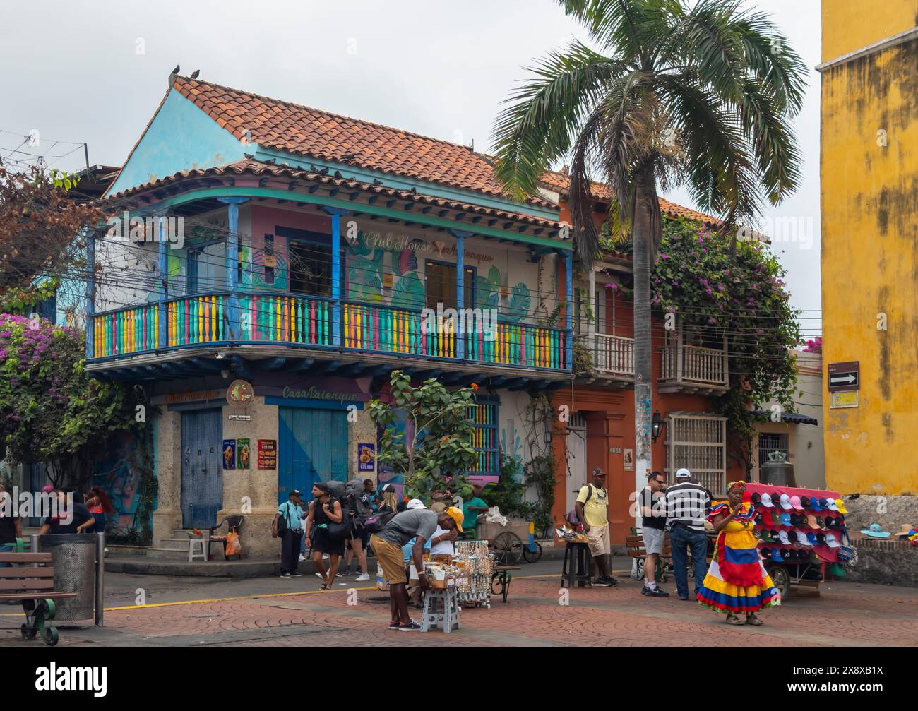 Murals in the Getsemani neighborhood of Cartagena illustrate the Afro ...