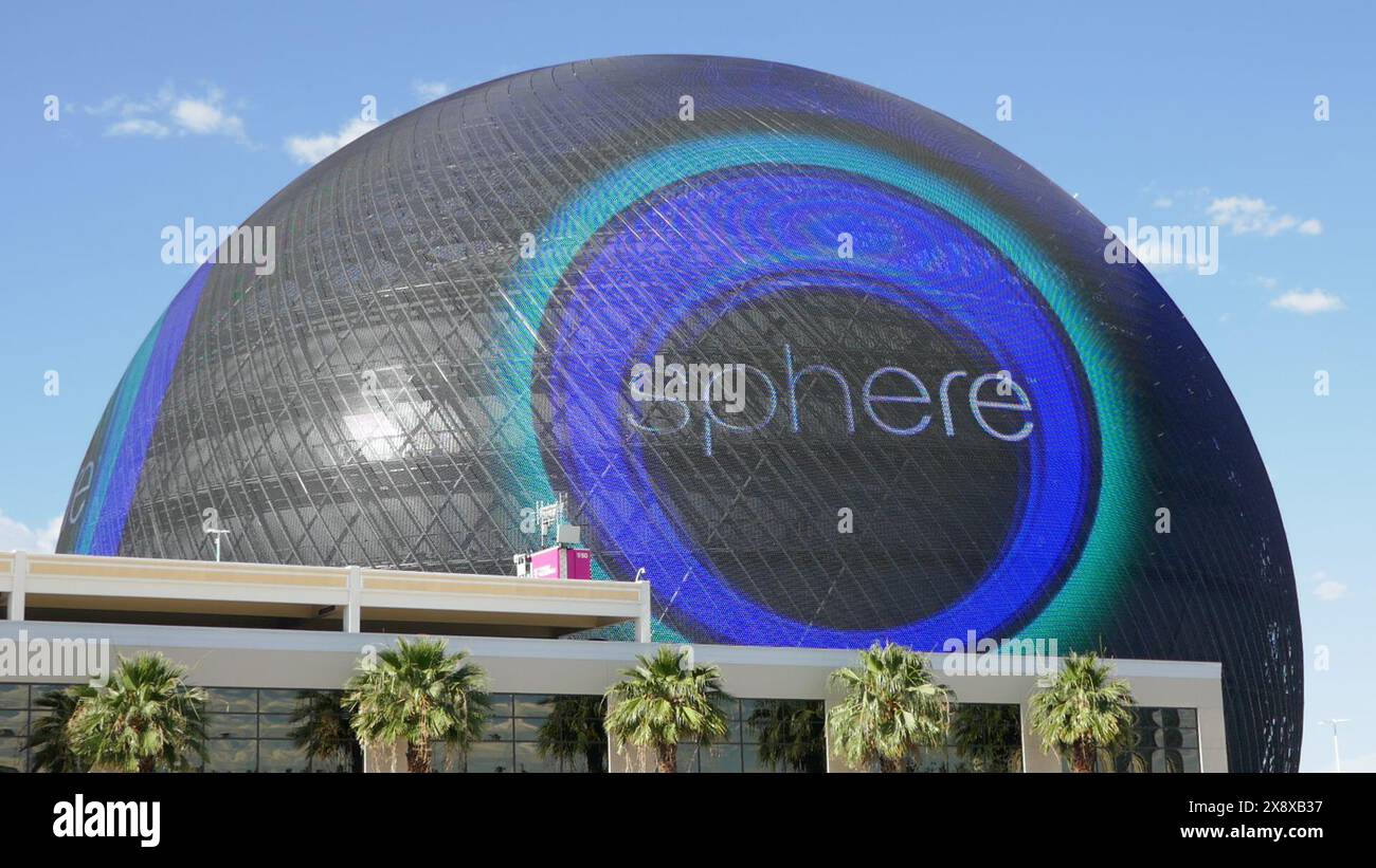 Las Vegas, Nevada, USA 15th May 2024 Sphere Immersive Globe Venue on May 15, 2024 in Las Vegas ...