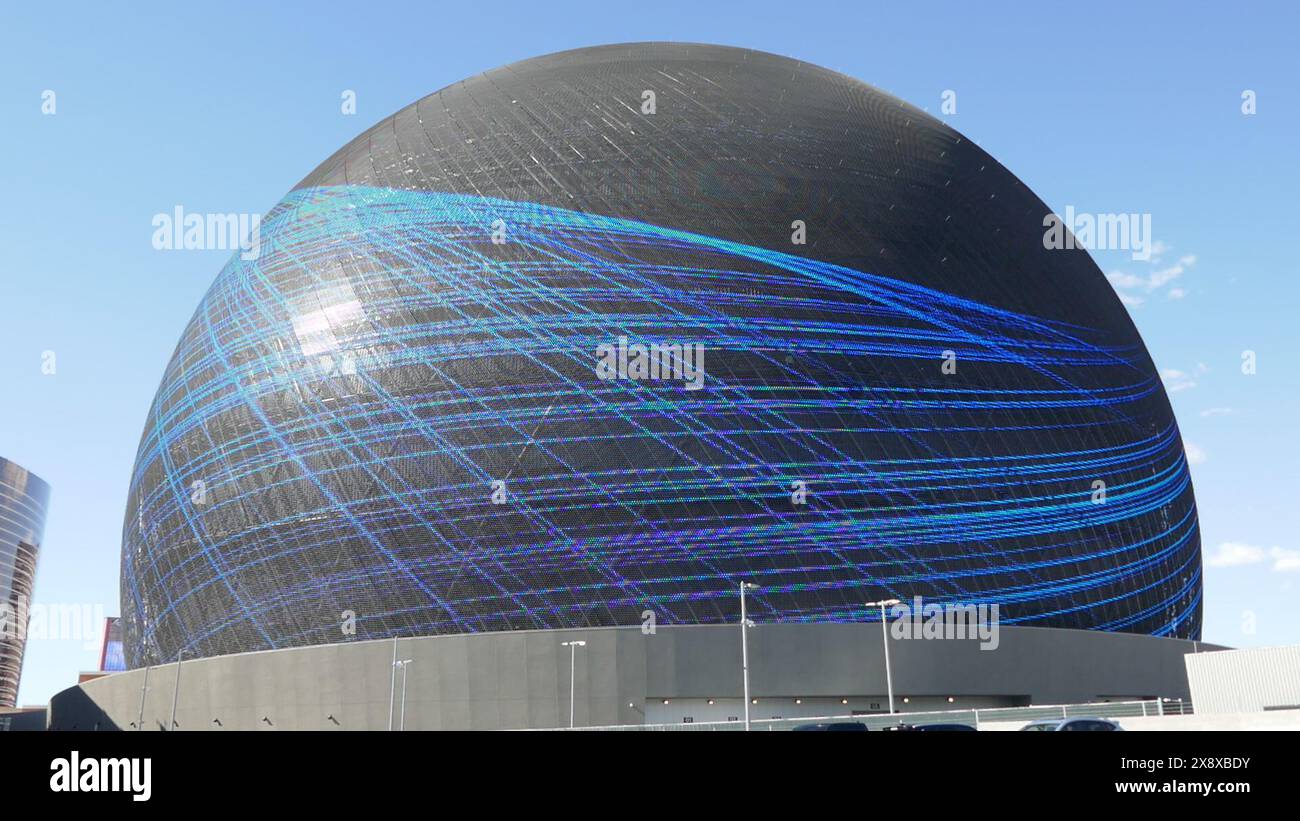 Las Vegas, Nevada, USA 15th May 2024 Sphere Immersive Globe Venue on ...
