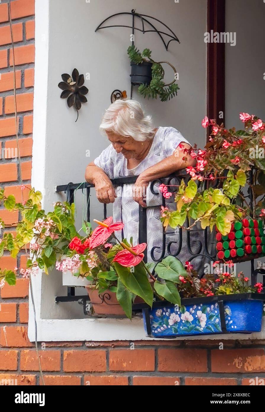 The town of Guatape is a small village painted colorfully anda big draw ...