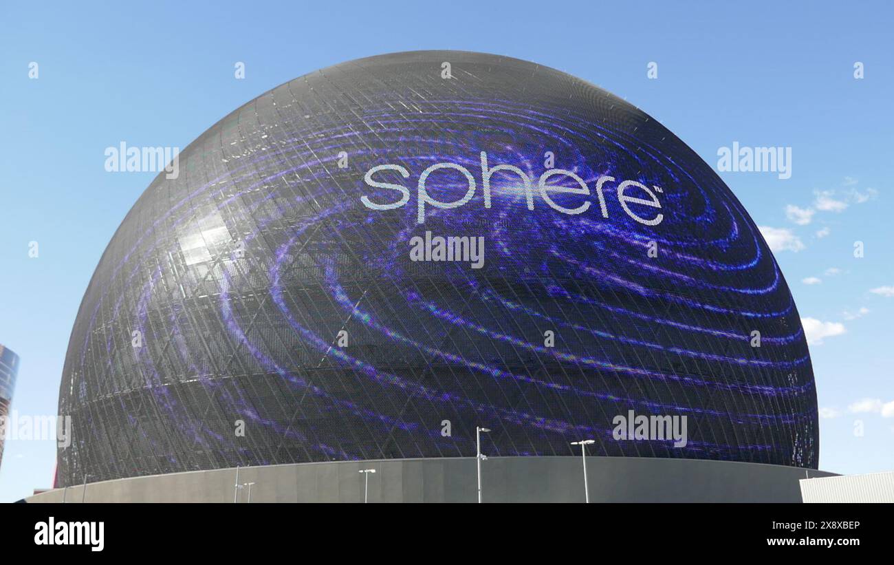 Las Vegas, Nevada, USA 15th May 2024 Sphere Immersive Globe Venue on May 15, 2024 in Las Vegas ...