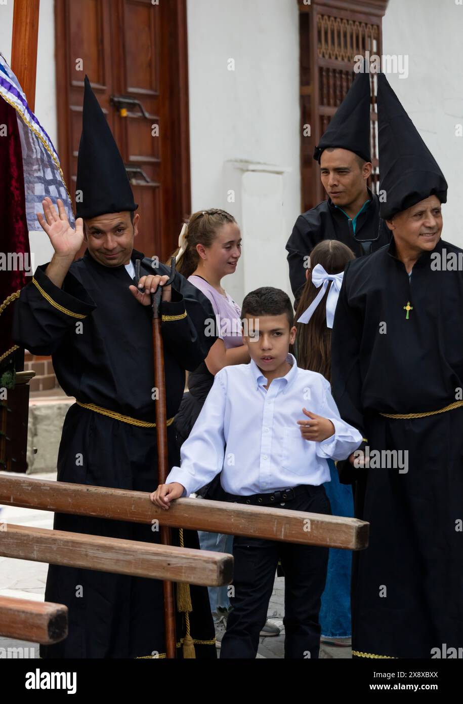 Semana Santa or Easter week is celebrated in the town of Retiro with a ...