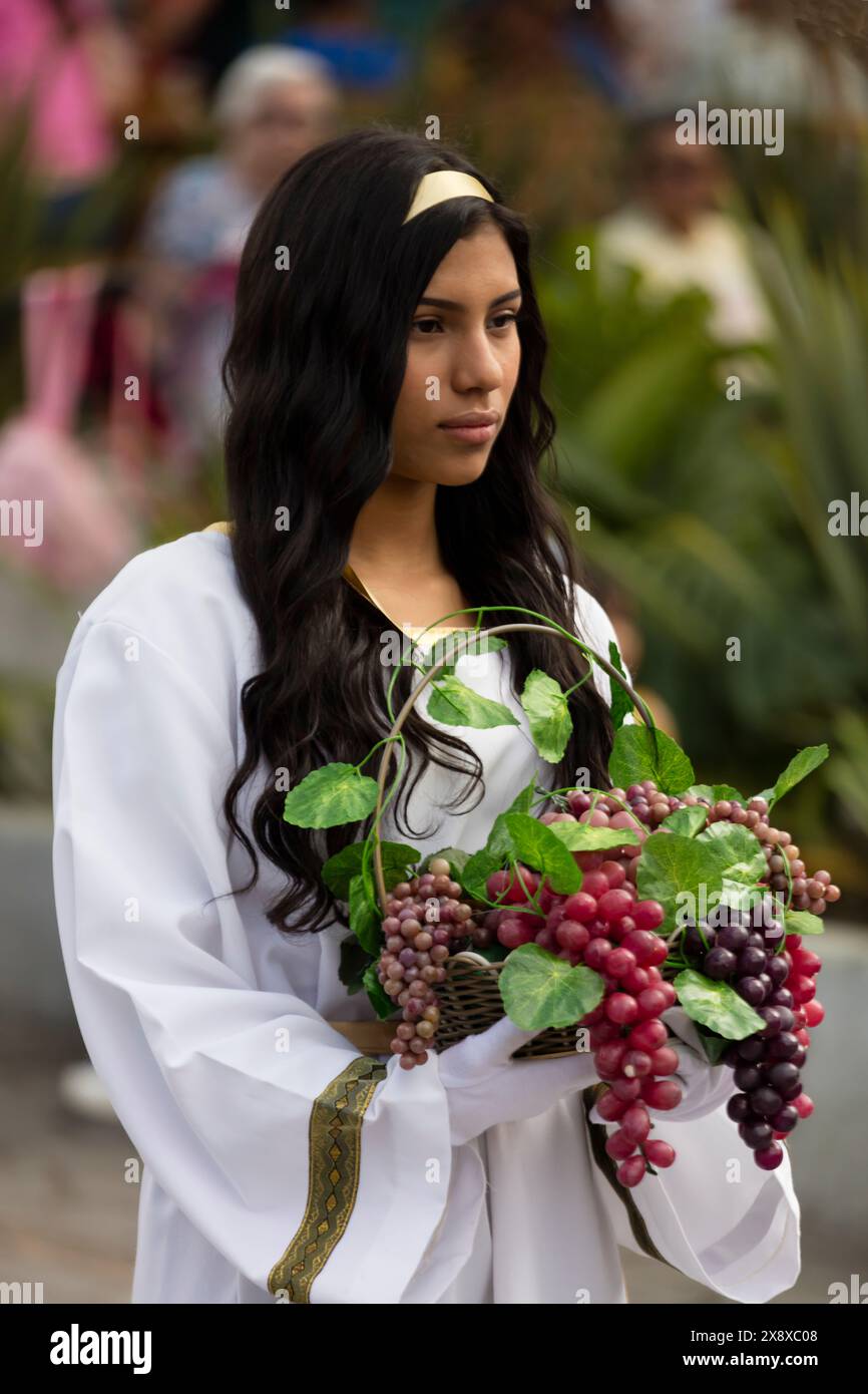 Semana Santa or Easter week is celebrated in the town of Retiro with a ...
