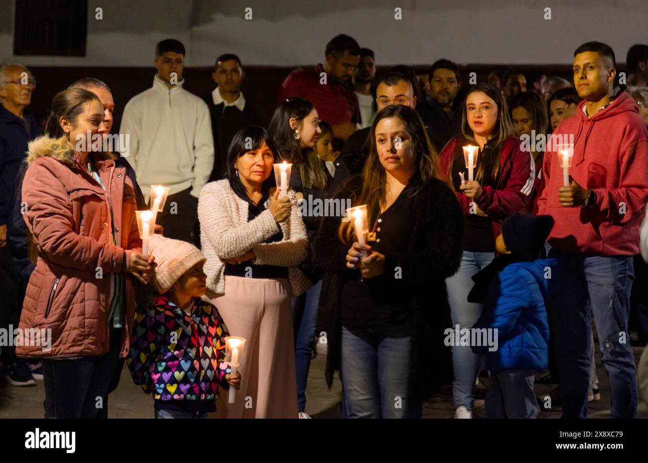 Semana Santa or Easter week is celebrated in the town of Ritiro with a ...