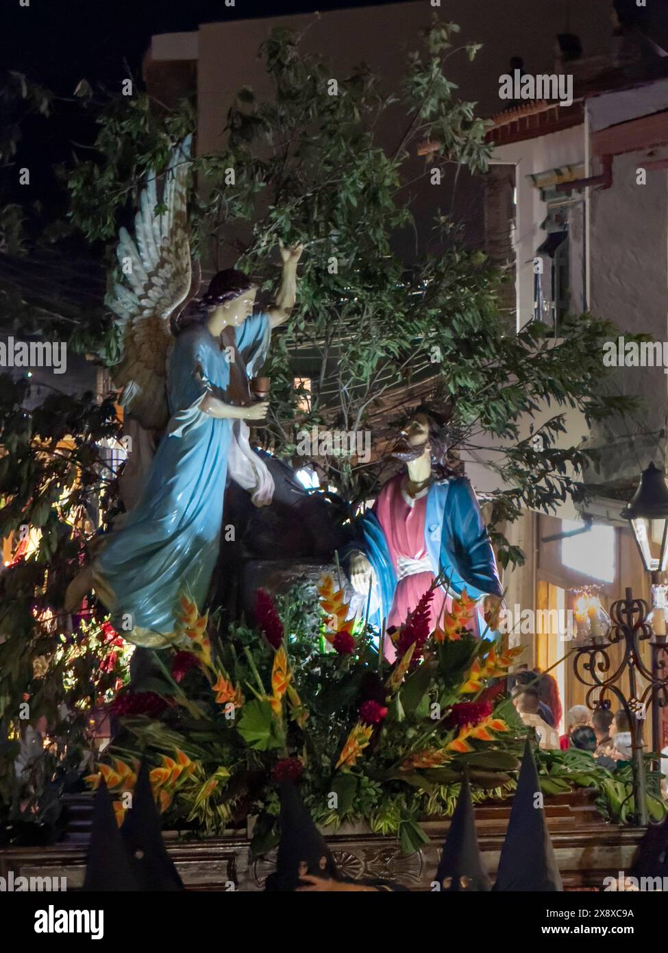 Semana Santa or Easter week is celebrated in the town of Retiro with a ...