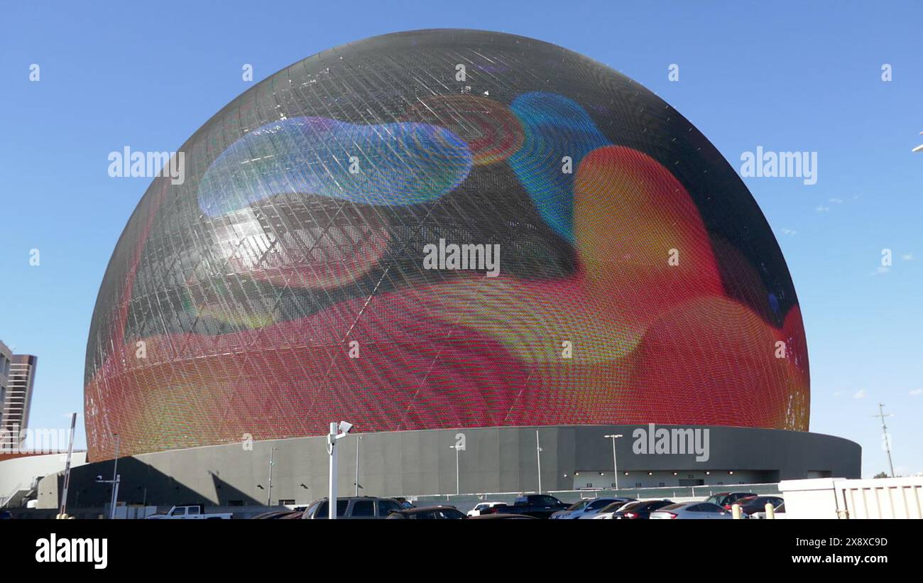 Las Vegas, Nevada, USA 15th May 2024 Sphere Immersive Globe Venue on ...