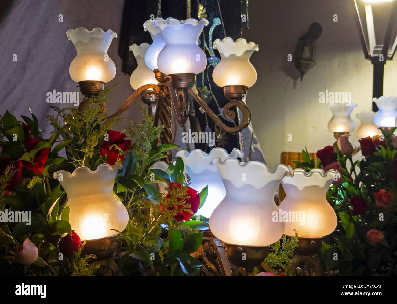 Semana Santa or Easter week is celebrated in the town of Retiro with a ...