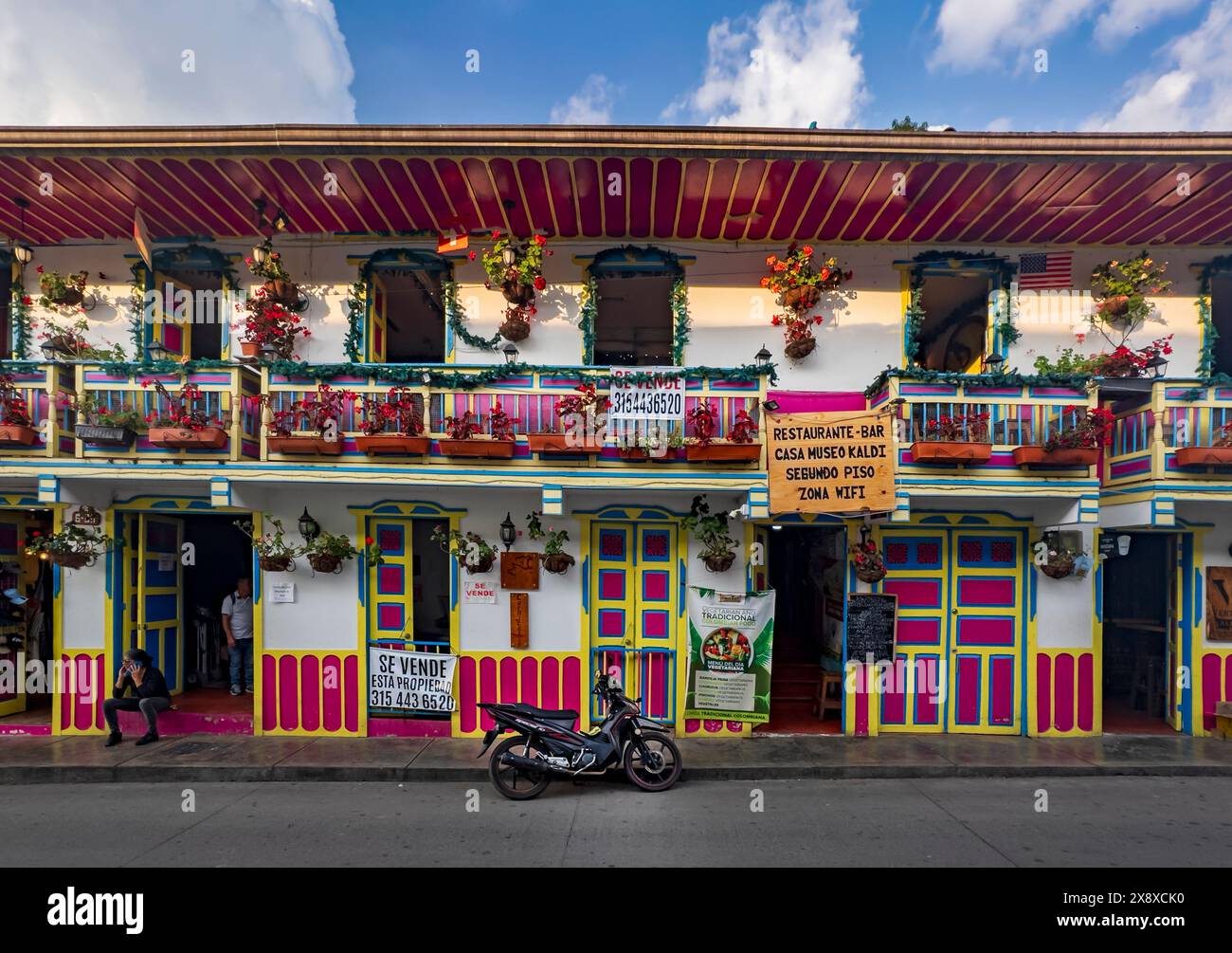 The colorful and traditional architecture of Salento was used as the ...