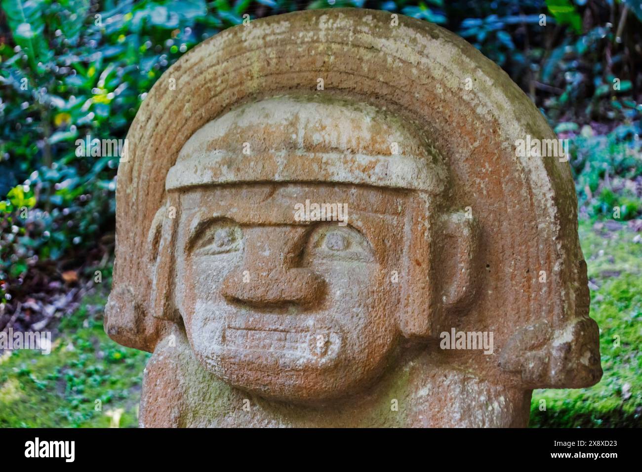Two thousand year old stone carvings in the San Augustin Archeological ...