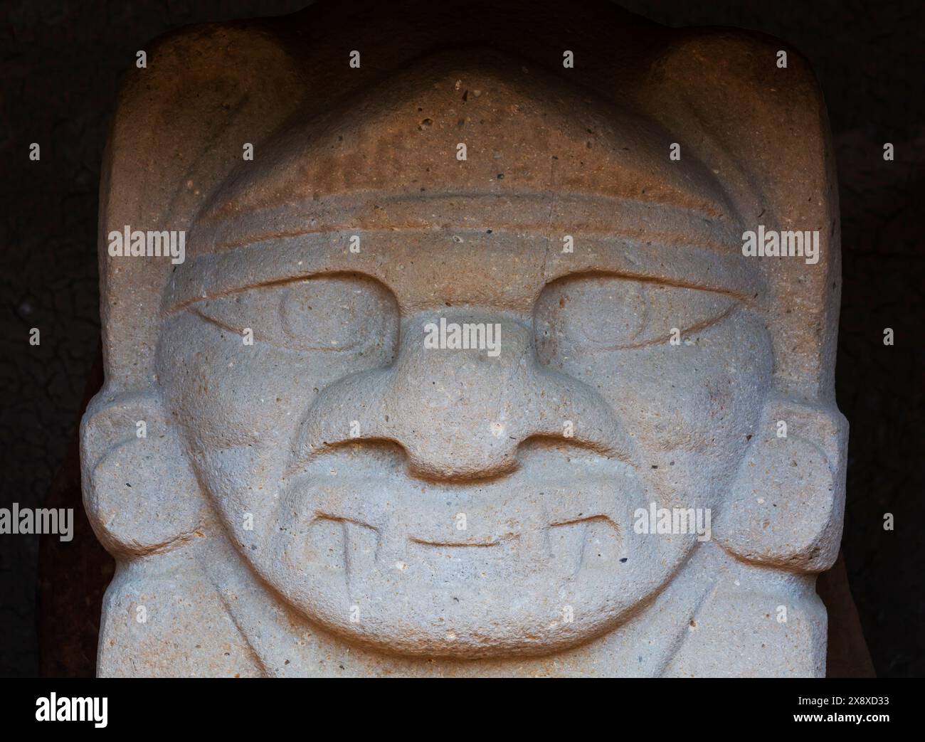 Two thousand year old stone carvings in the San Augustin Archeological ...