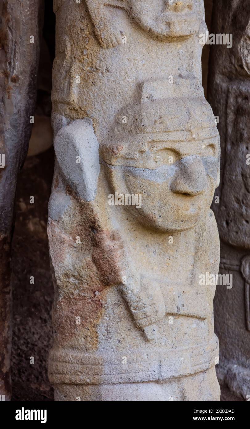 Two thousand year old stone carvings in the San Augustin Archeological ...