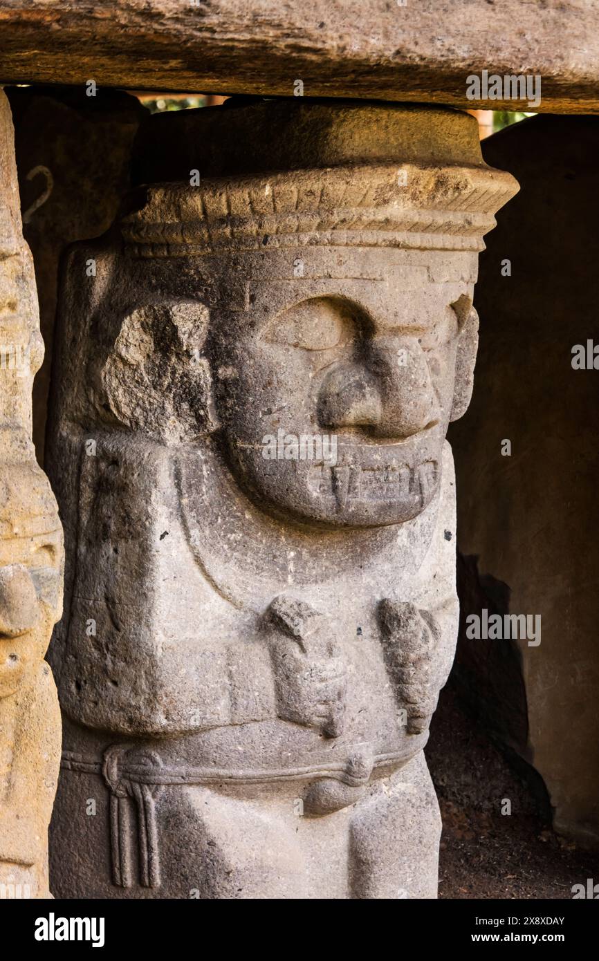 Two thousand year old stone carvings in the San Augustin Archeological ...