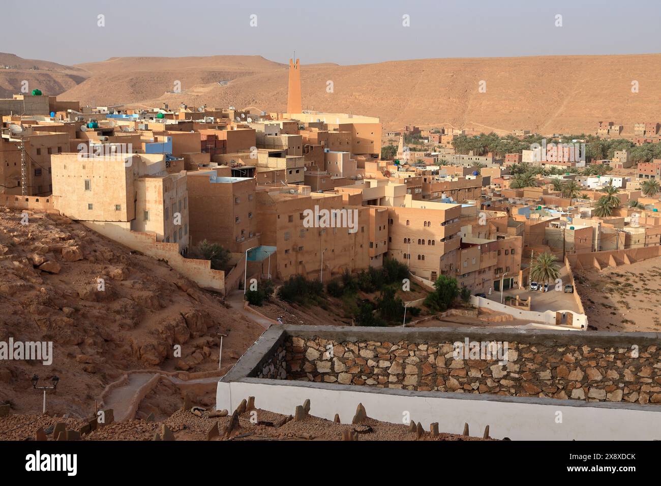 Historic Ksar El Atteuf, one of the 5 fortified settlement of Mozabite ...