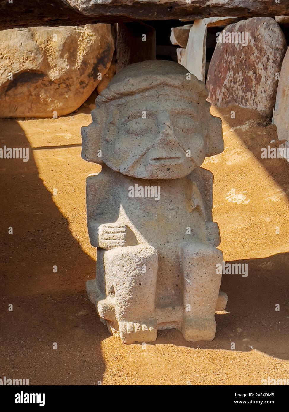 Alto de Los Idolos is an Archeoligical site with 2000 year old stone ...