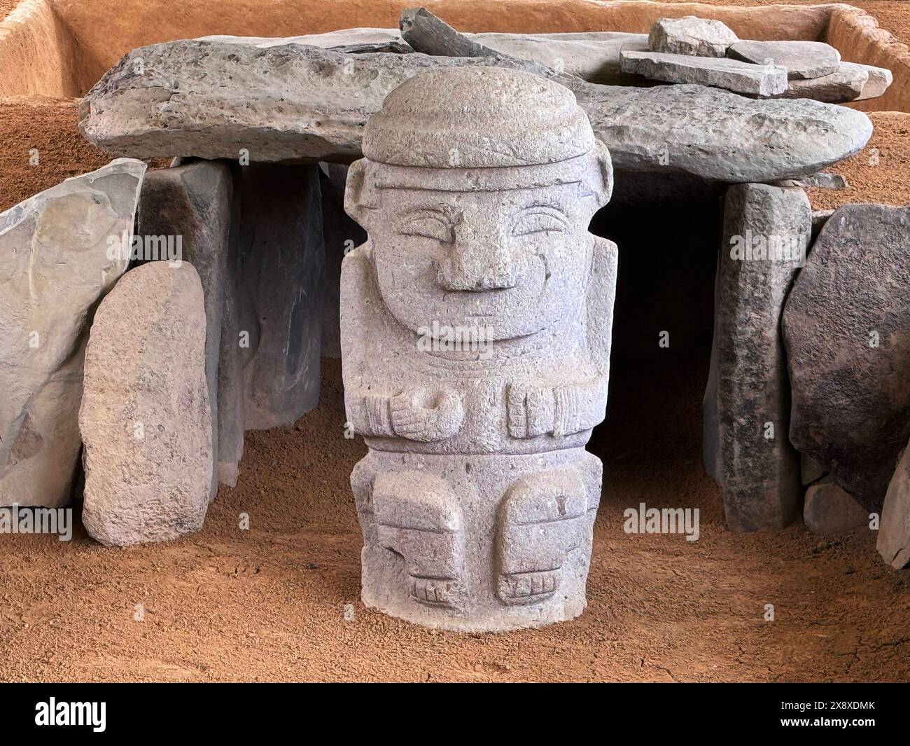 Alto de Los Idolos is an Archeoligical site with 2000 year old stone ...