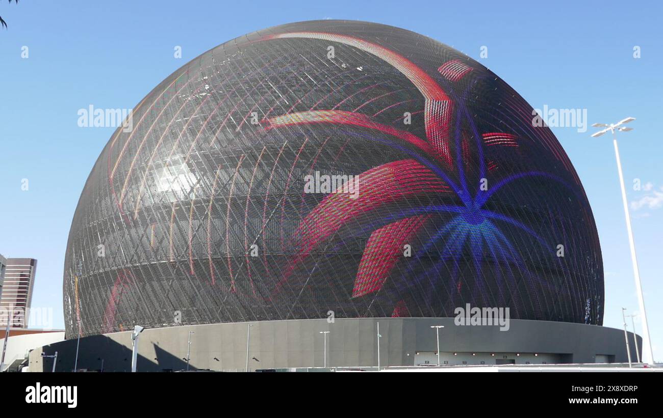 Las Vegas, Nevada, USA 15th May 2024 Sphere Immersive Globe Venue on ...