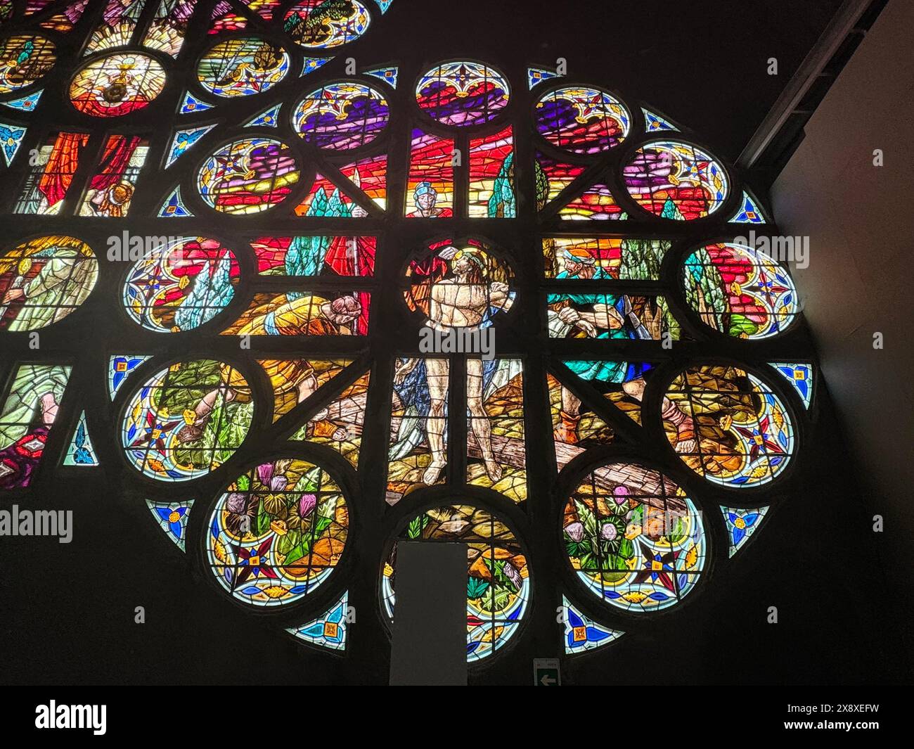 Stained glass windows of the Catholic Cathedral Metropolitan Basilica ...