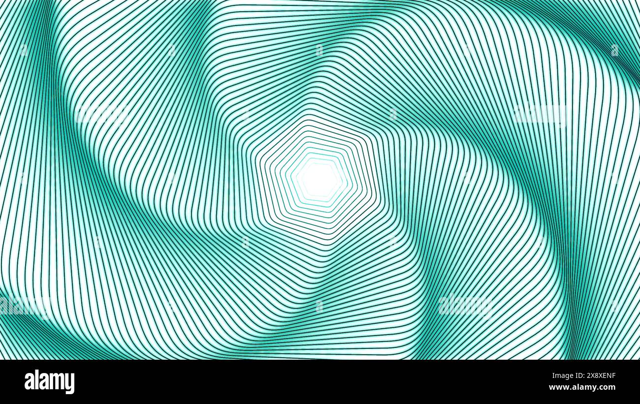 Animated green rotating spiral pattern background. Design. Trembling ...