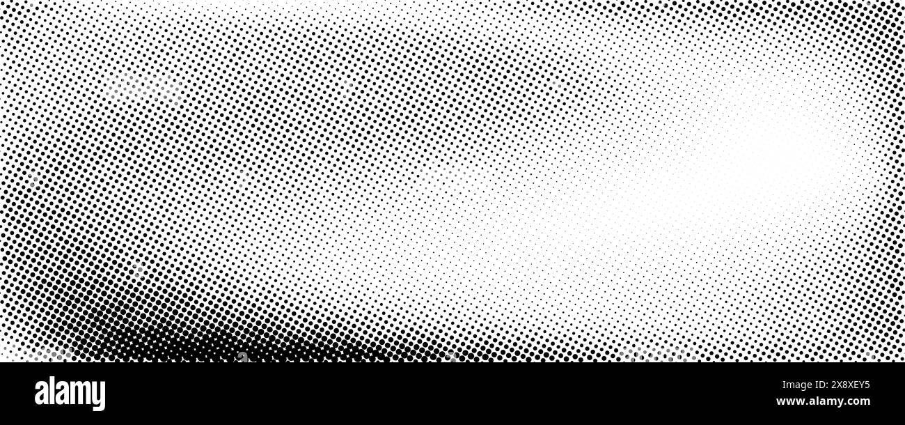 Grunge halftone gradient background. Faded grit noise texture. Black ...