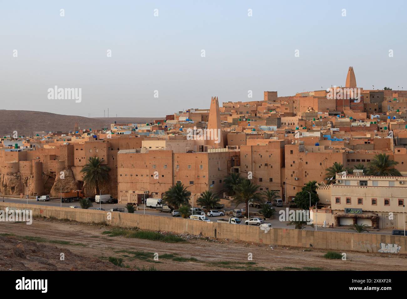 The view of Ksar Bounoura, one of the five Ksars (fortified settlement ...