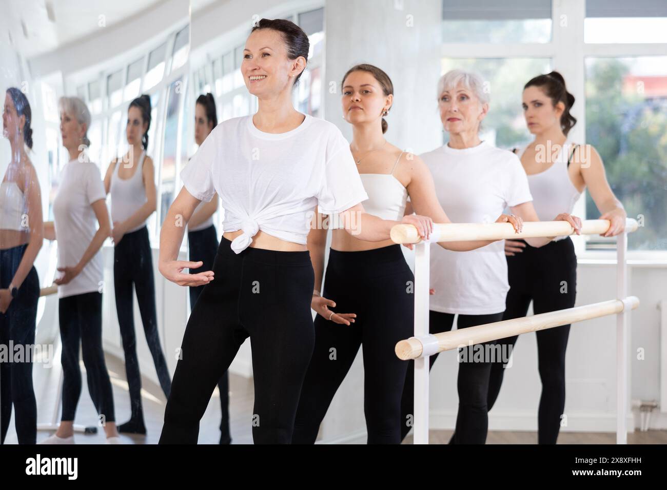 Girls in ballet class perform Batman with participation of mature ...