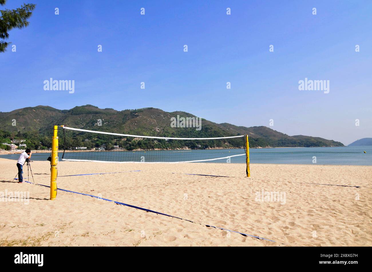 The beautiful beach at Mui Wo, Lantau, Island, Hong Kong Stock Photo ...