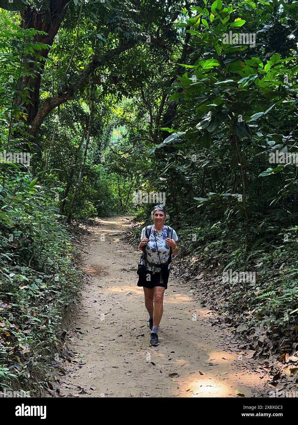 The hike to Quebrada Valencia waterfall east of Santa Marta goes ...