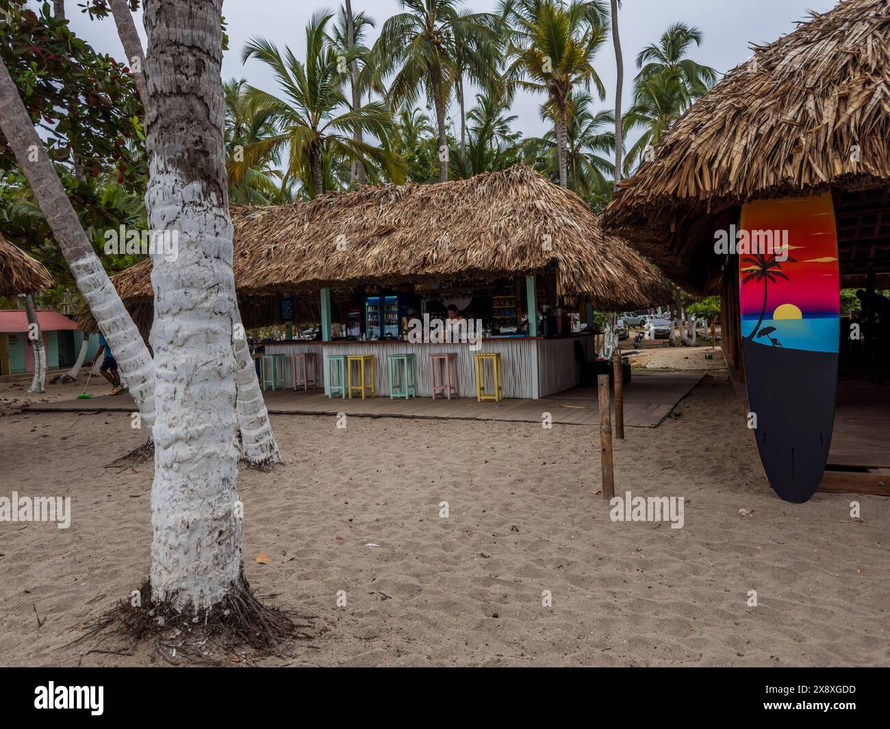 Costeno Beach is located east of Tyrona National Park and Santa Marta ...