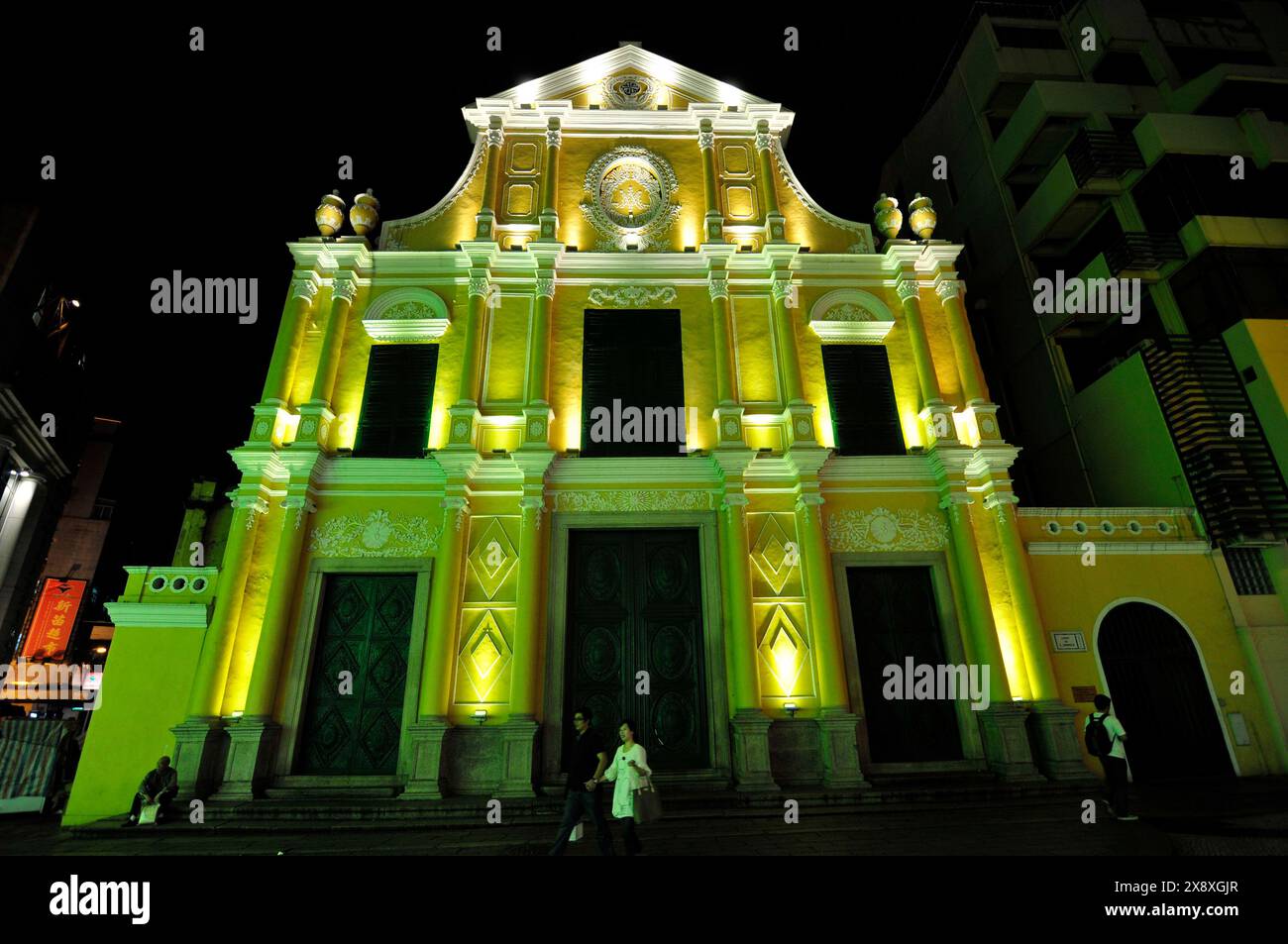 St. Dominic's church in Macau Stock Photo - Alamy