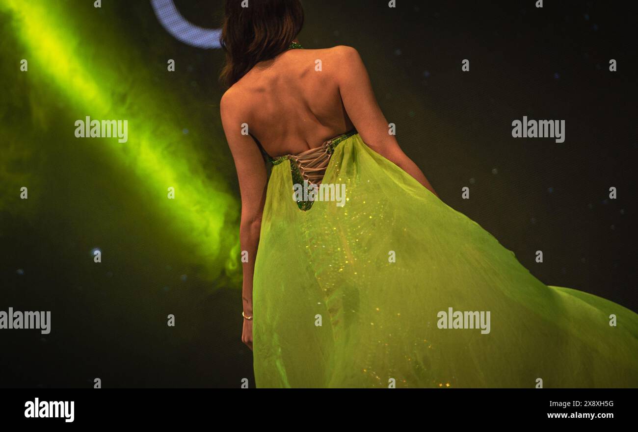 Buenos Aires, Argentina. 25th May, 2024. A beauty pageant contestant ...