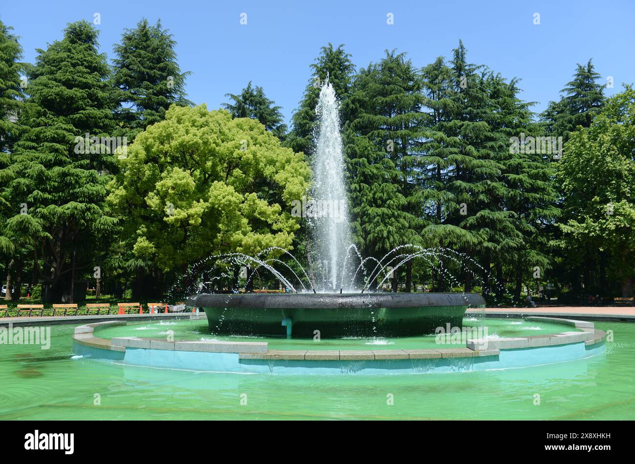 The Grand Fountain atHibiya Park in Tokyo, Japan Stock Photo - Alamy