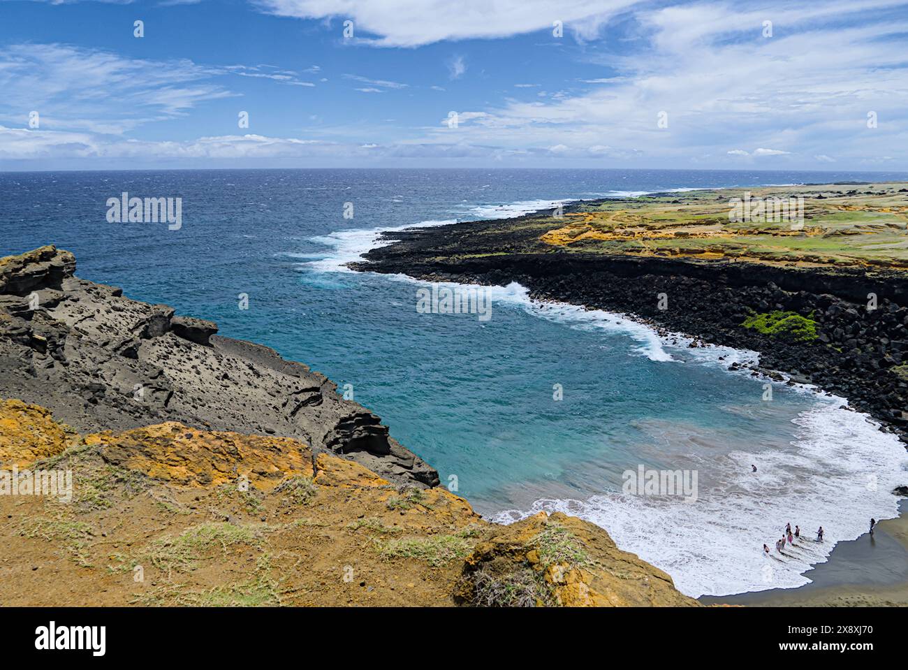 Beautiful sand beach green hi-res stock photography and images - Alamy