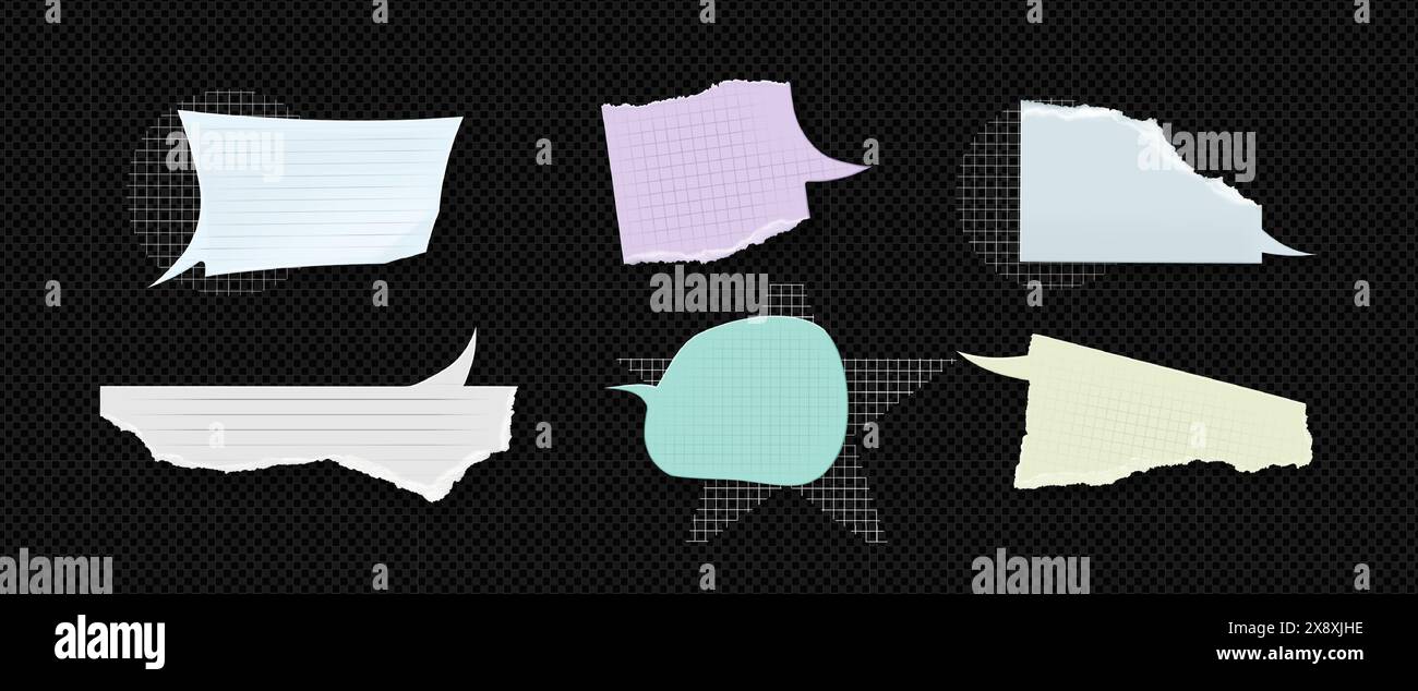 Speech bubble grunge sticker with line and cell texture. Realistic ...