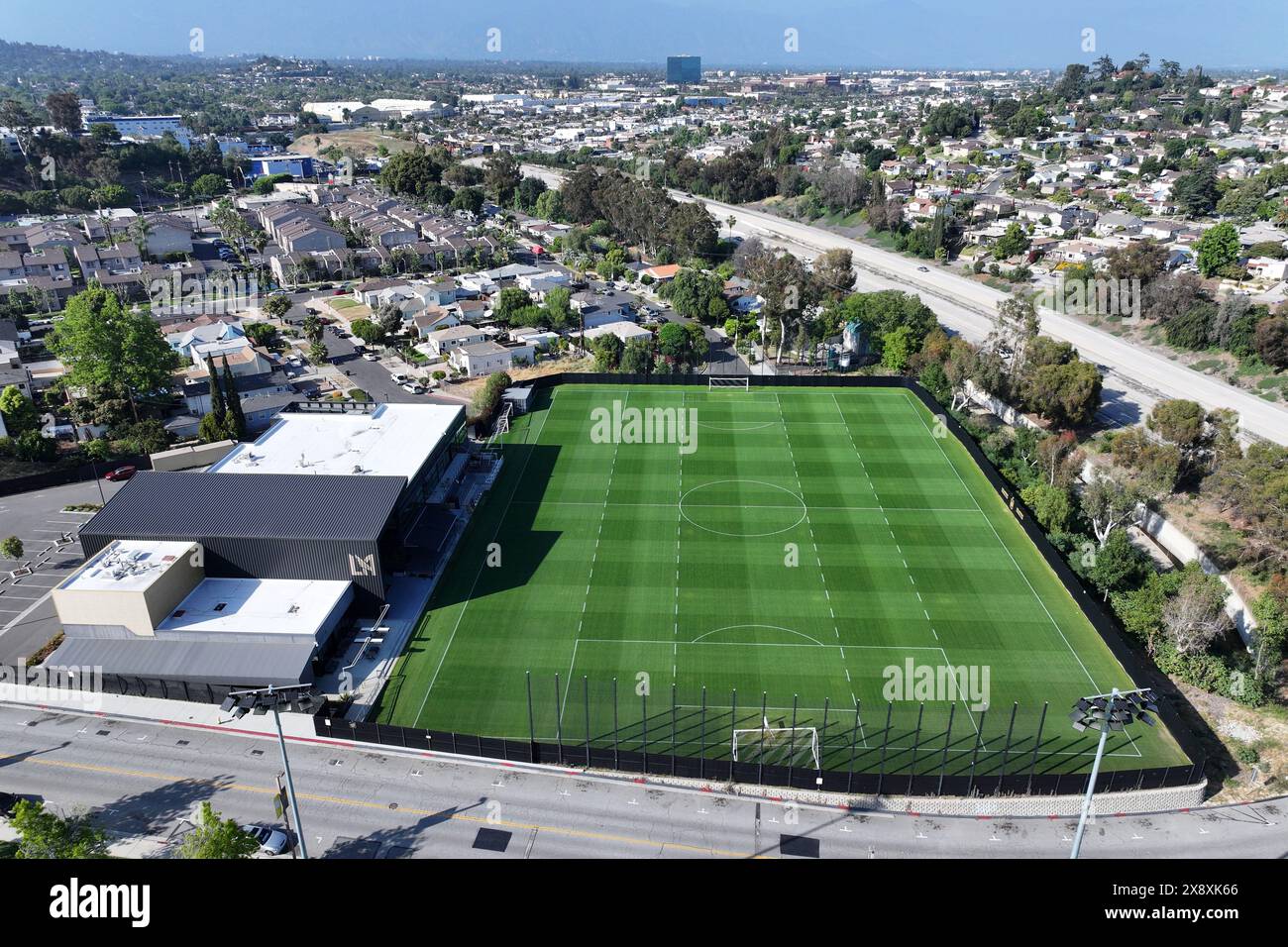 A general overall aerial view of the Nectar Performance Center at Cal ...