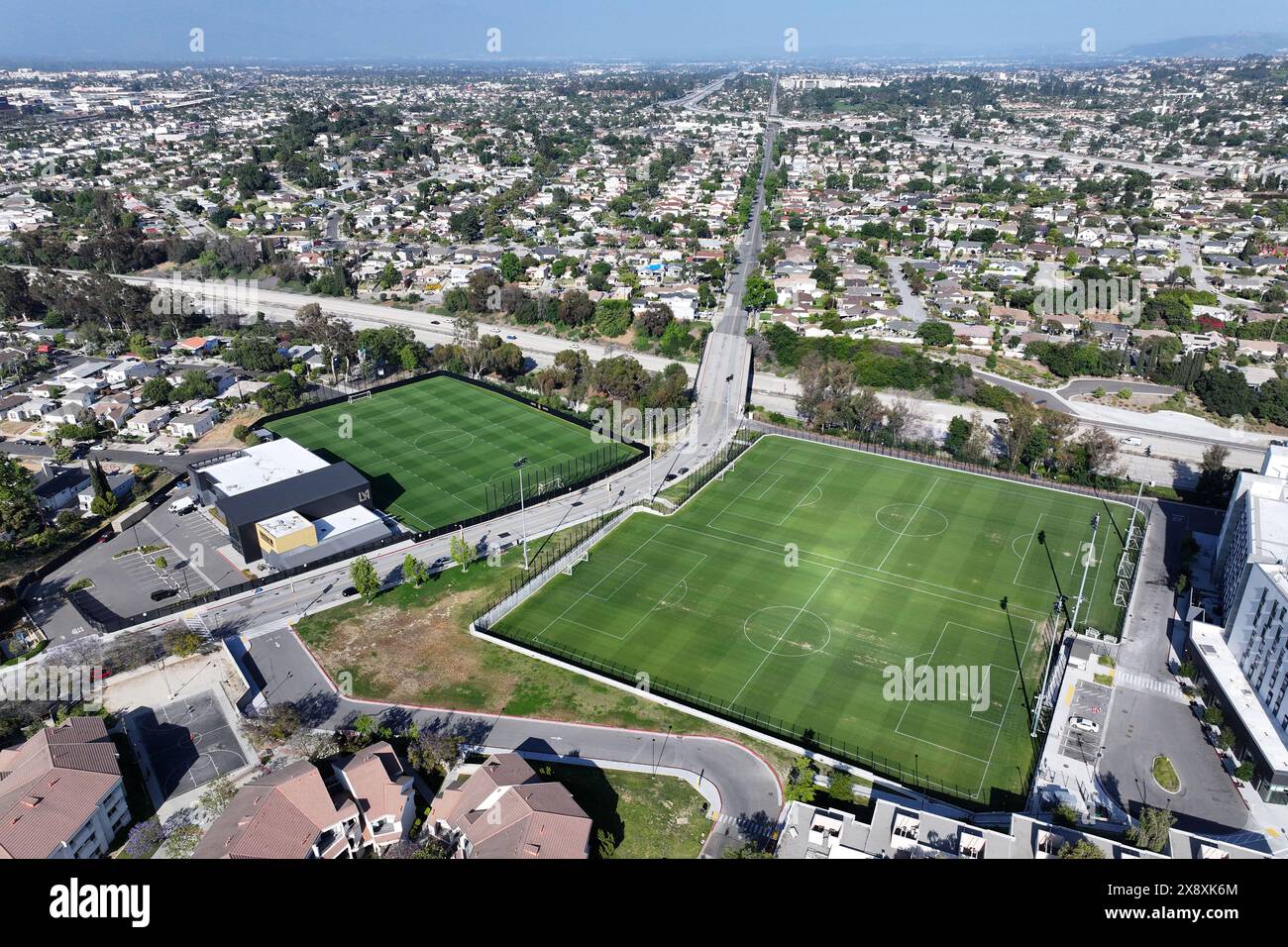 A general overall aerial view of the Nectar Performance Center at Cal ...