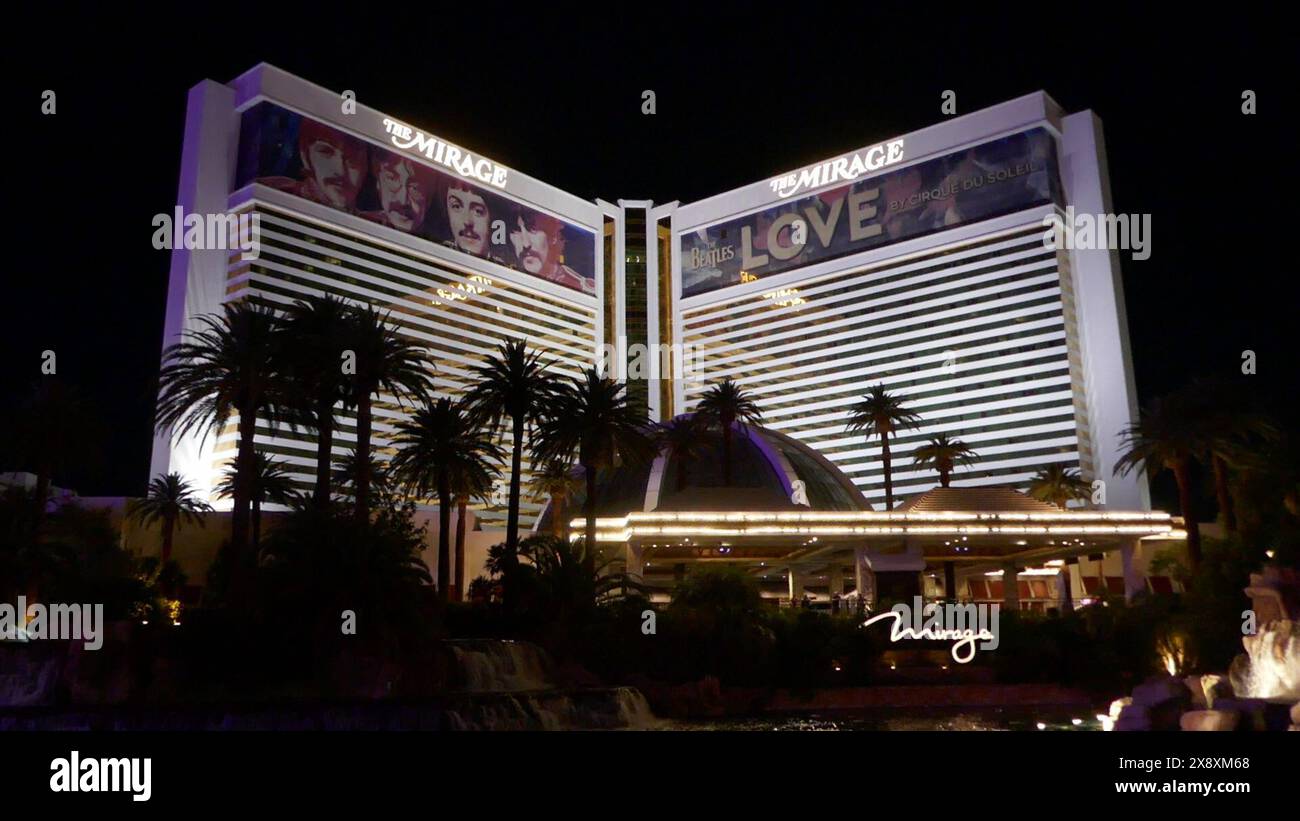 Las Vegas, Nevada, USA 15th May 2024 The Mirage Hotel & Casino at 3400 ...
