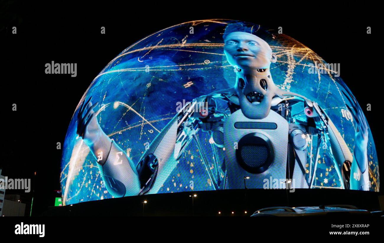 Las Vegas, Nevada, USA 15th May 2024 Sphere Immersive Globe Venue on May 15, 2024 in Las Vegas ...
