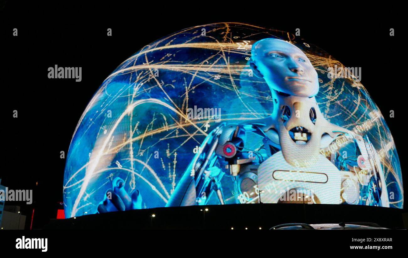 Las Vegas, Nevada, USA 15th May 2024 Sphere Immersive Globe Venue on ...