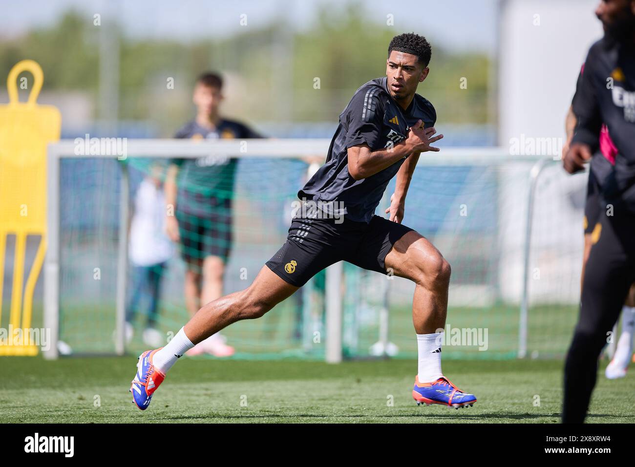 Madrid, Spain. 27th May, 2024. Jude Bellingham of Real Madrid CF warms ...