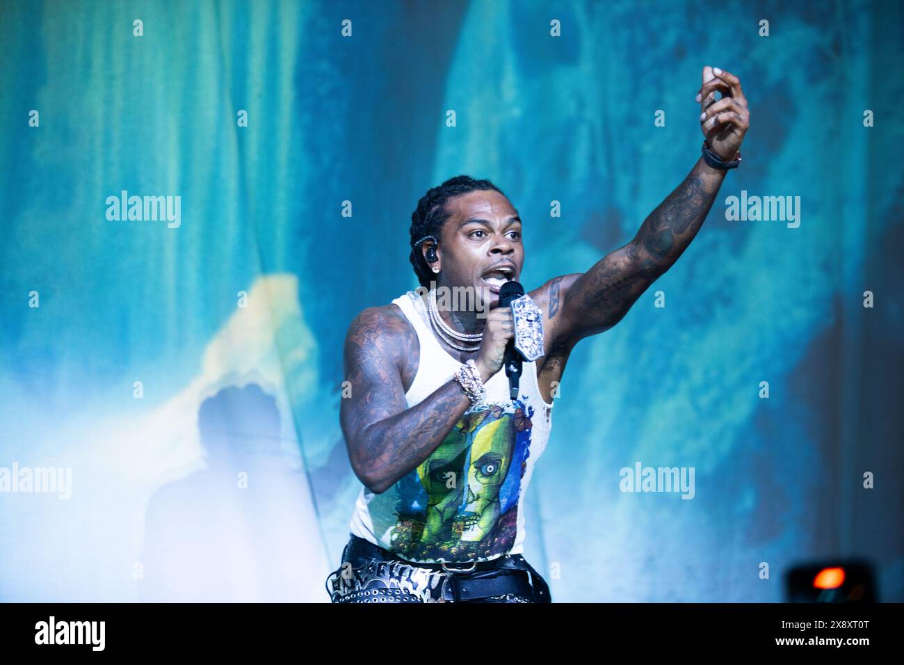 Houston, Texas, United States. 25th May, 2024. Gunna is performing at ...