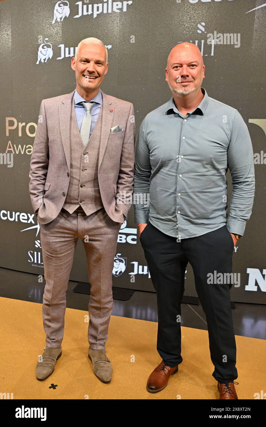 Gunter Thiebaut (left) pictured during the Pro League Awards for season ...