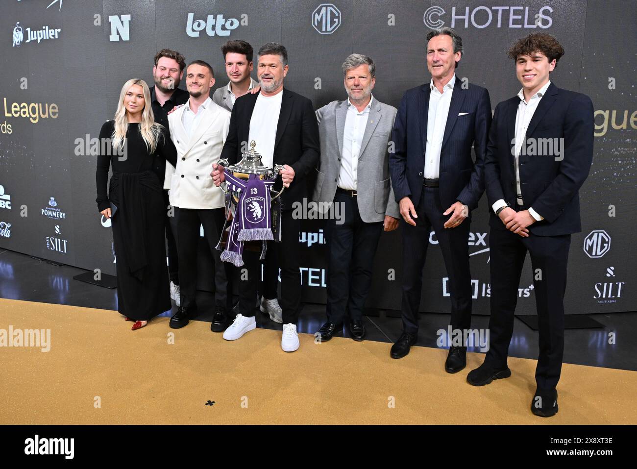 delegation of Beerschot with Thibaud Verlinden and Gyorgy Csepregi ...