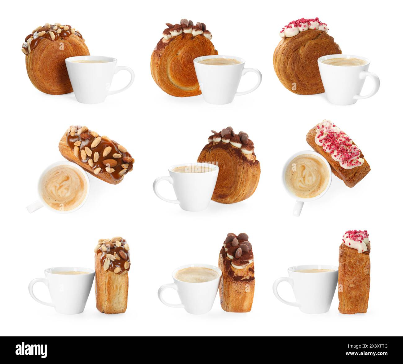 Various french food top view Cut Out Stock Images & Pictures - Alamy