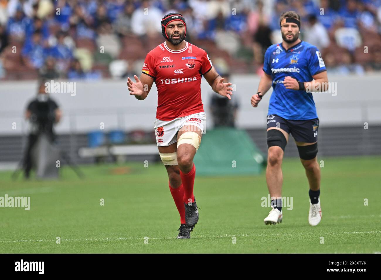 Brave Lupus's Michael Leitch during the Japan Rugby League One 2023-24 ...