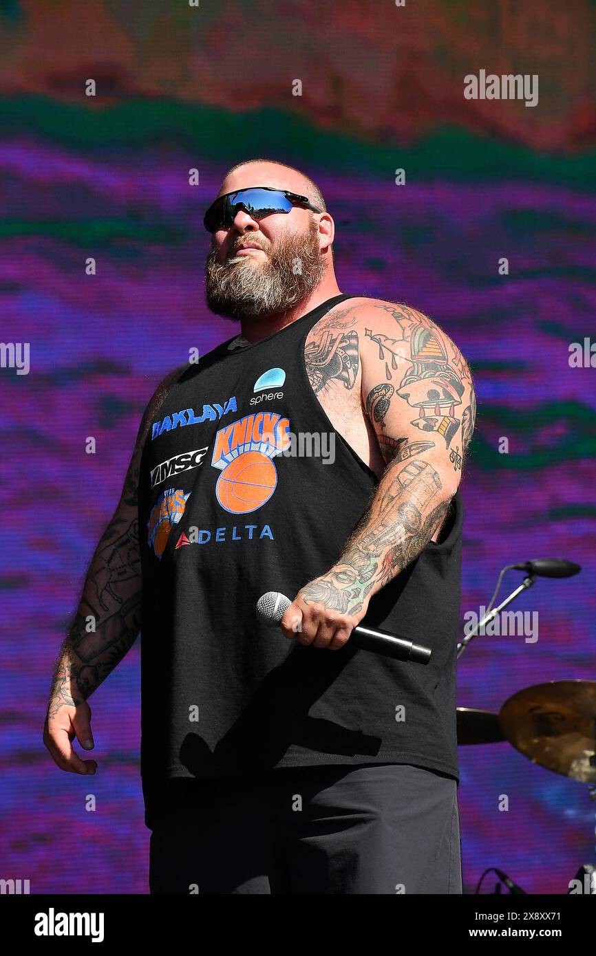 Napa, USA. 26th May, 2024. Action Bronson performs live during 2024 BottleRock at Napa Valley ...