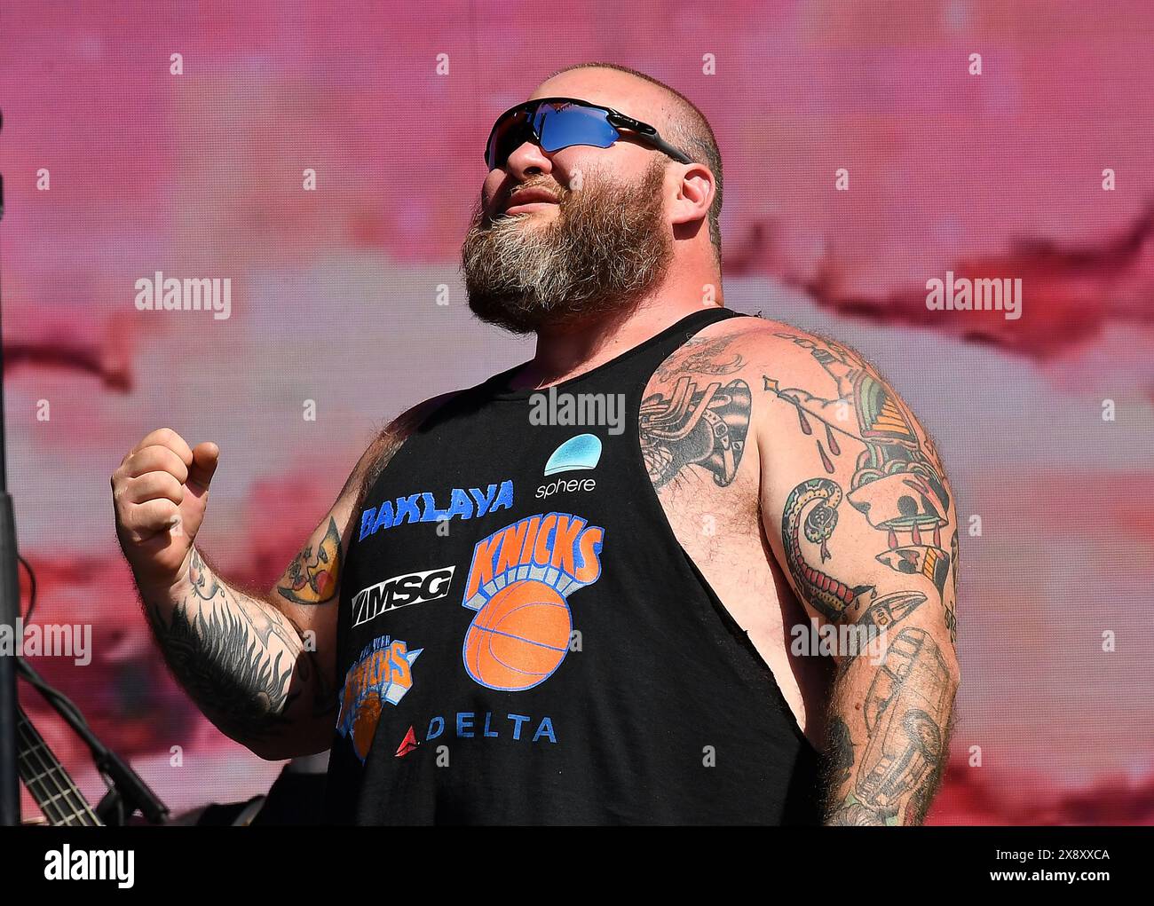 Napa, USA. 26th May, 2024. Action Bronson performs live during 2024 BottleRock at Napa Valley ...